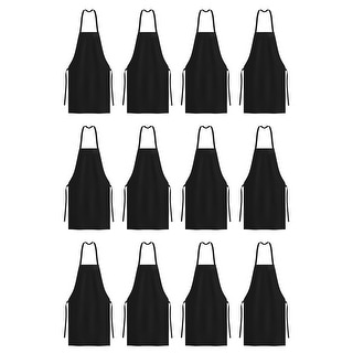 Arkwright Home Bib Spun Poly Aprons - 12 Pack - 33x30 - Bed Bath ...
