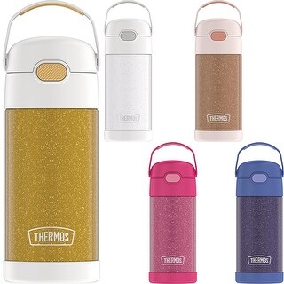 Thermos 12 oz. Kid's Glitter Funtainer Stainless Steel Water Bottle - Bed Bath & Beyond - 34416960