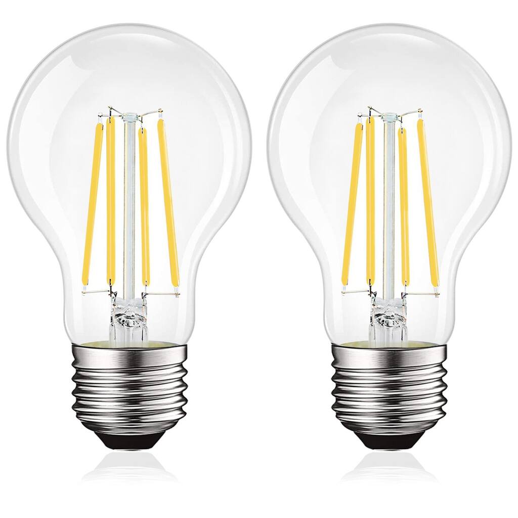 Luxrite Vintage A19 LED Light Bulbs 100 Watt Equivalent, 1600 Lumens ...