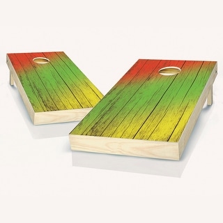Rasta Grain Cornhole Board Outdoor Game Set - Bed Bath & Beyond - 36604622