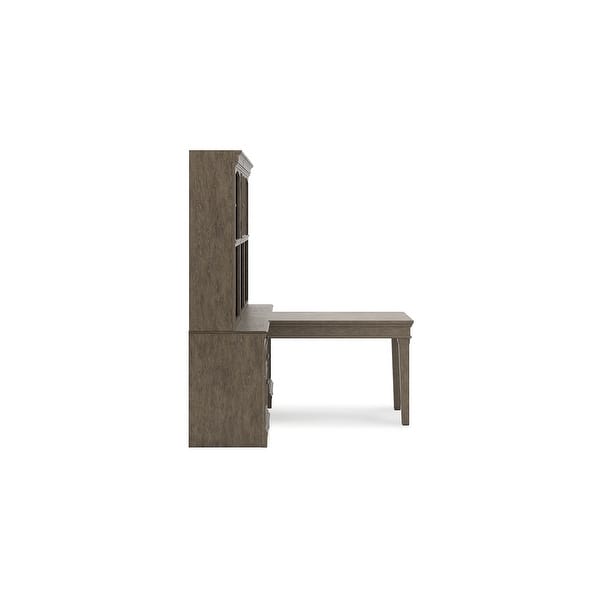 Signature Design by Ashley Janismore Weathered Gray 6-Piece Bookcase ...