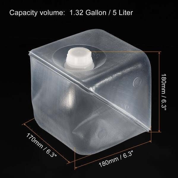 5 Liter LDPE Collapsible Water Container with Spigot and Sealing Cap ...