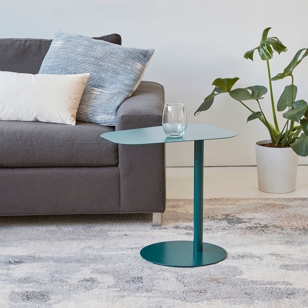Chroma C-Shaped End Table, Small Steel Accent Table, C Table - Bed Bath ...