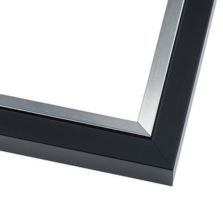 Panoramic Flat Silver Picture Frame - UV Acrylic, Foam Board Backing ...