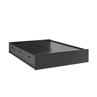 Full Size Chest Bed with 3 Drawers, Dark Brown - Bed Bath & Beyond ...
