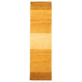 Hand-knotted Peshawar Ziegler Cream, Brown Wool Rug - 2'7" x 9'10 ...