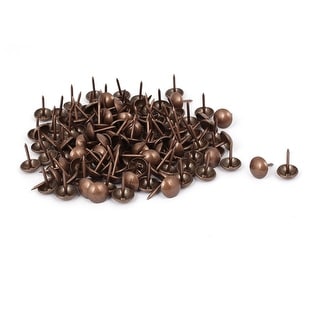 7/16" Dia Thumbtack Upholstery Decorative Nail Thumb Tack Copper Tone ...