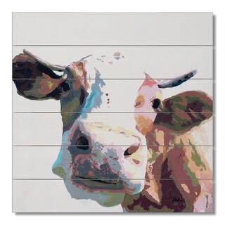 Cutie Cow Pallet Wood Sign, 12 x 12 inches - Multi - Bed Bath & Beyond ...