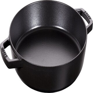 1313425 Cast Iron Double Handle Fry Pan, 13-inch, Black Matte - Bed ...