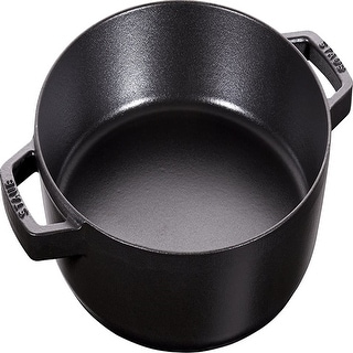1313425 Cast Iron Double Handle Fry Pan, 13-inch, Black Matte - Bed ...