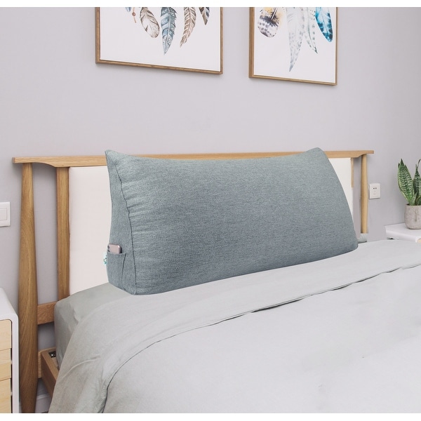 Wedge pillow headboard store