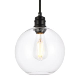 Elegant Lighting LDPG6204 Emett 8" Wide Plug-In Mini Pendant with - Bed ...