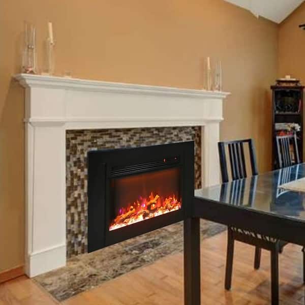 Realistic Flame Fireplace Insert - Bed Bath & Beyond - 35864692