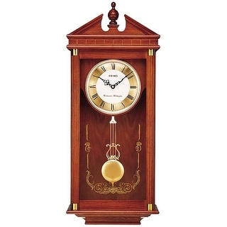Regal Oak Wall Clock w/ Pendulum, QXH107BLH - Bed Bath & Beyond - 36516276