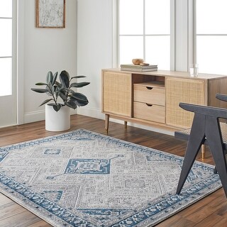Alamo Traditional Medallion Area Rug - Bed Bath & Beyond - 38137433