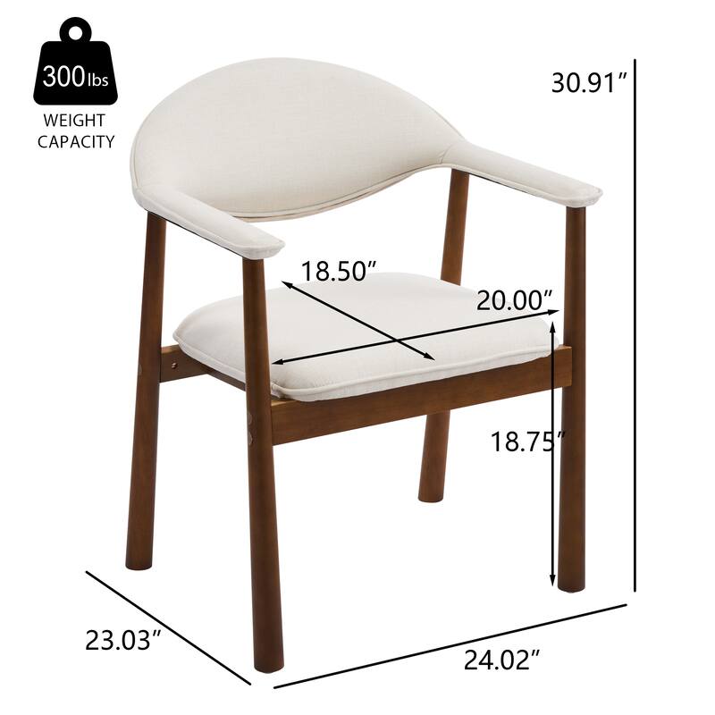 Christopher Knight Home - Modern Upholstered Rubber Wood Dining Chairs ...
