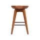 Bali Backless Wood Swivel Barstool - Bed Bath & Beyond - 36295601