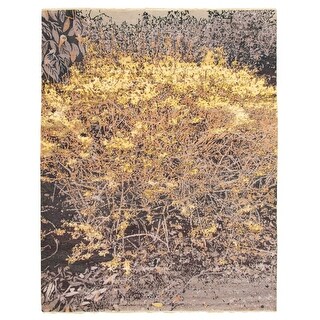 ECARPETGALLERY Hand-knotted Legacy Tan Silk, Wool Rug - 8'2 x 10'5 ...