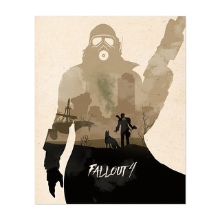Fallout 4 art Illustrations Minimal TV Movies Art Print/Poster - Bed ...