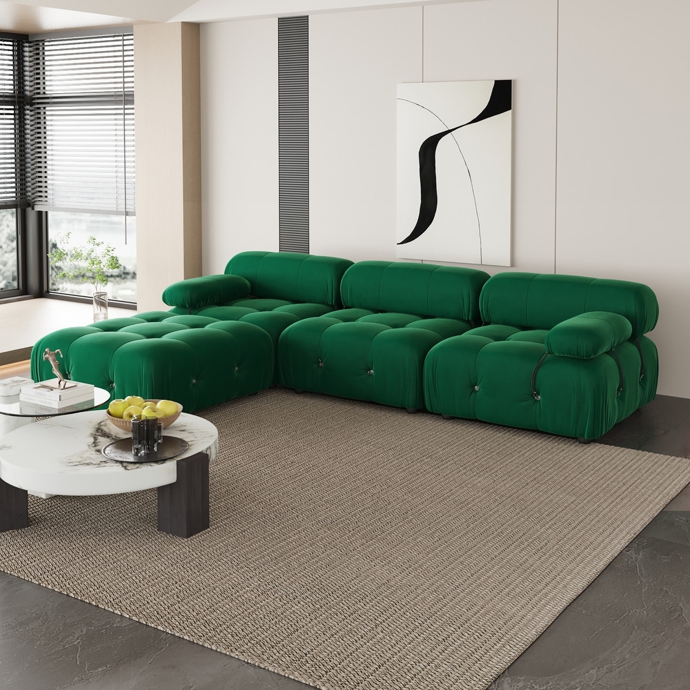 Green L-Shape Sectional Sofas - Bed Bath & Beyond