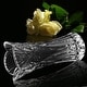 CS Crystal Vase 12-inch high, Cabbage Design, for Flowers & Decor. Lovely Nice Shiny Piece ...