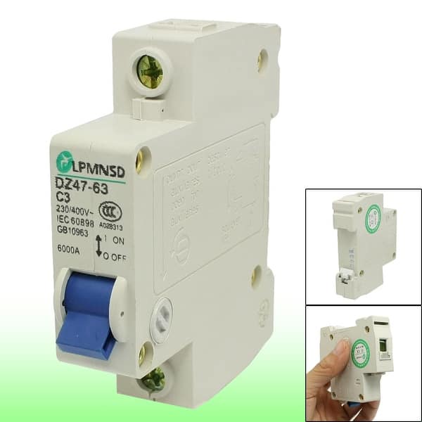 AC 230/400V Rated Current 3A Single Pole Miniature Circuit Breaker - AC ...