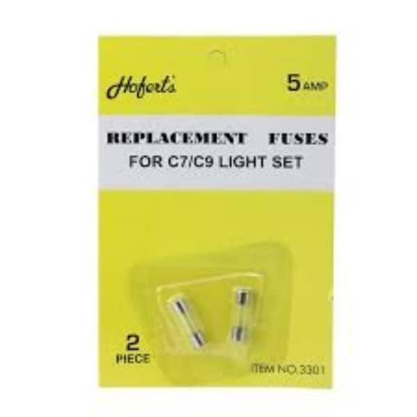 10-count Replacement Fuses for C7 or C9 Christmas Light Strings - Bed ...