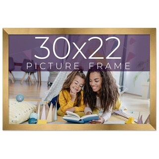 30x22 Bronze Real Wood Picture Frame Width 0.75 inches | Interior - Bed ...