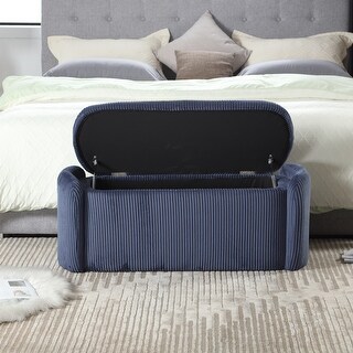 Entryway Padded Footstool Storage Ottoman - Bed Bath & Beyond - 42606886