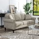 Igny Traditional Chenille Upholstered Rolled Arms Sofa by Furniture of ...