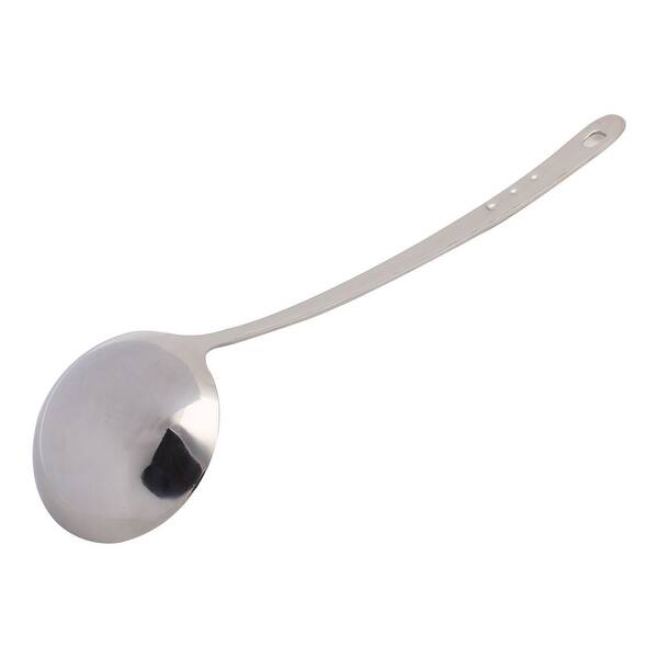 Home Kitchenware Stainless Steel Soup Porridge Custard Spoon Ladle 30cm ...