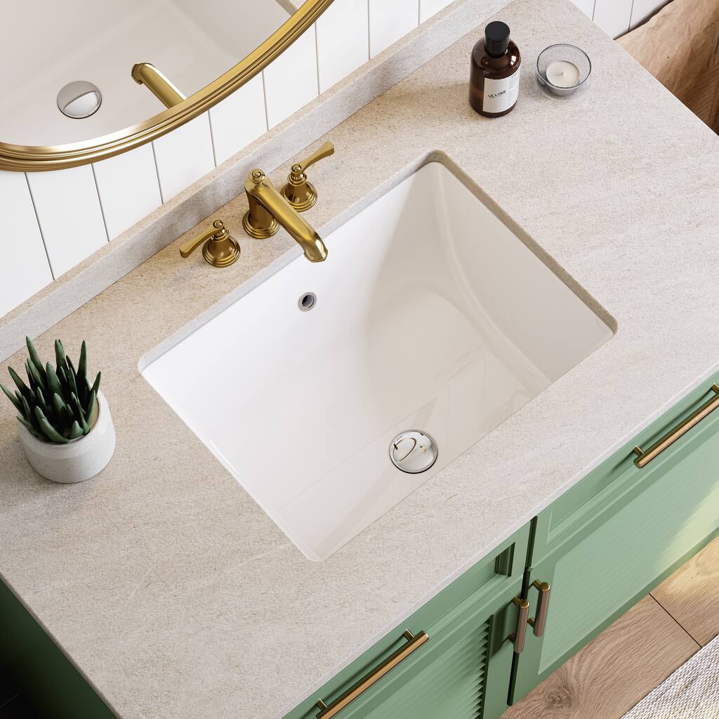 TOTO Rendezvous 17" Undermount Bathroom Sink with Overflow and ...