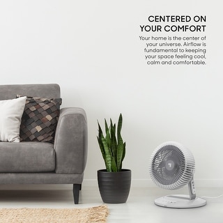 Sharper Image REFRESH 06 OSC Oscillating Whole Room Fan with Remote ...