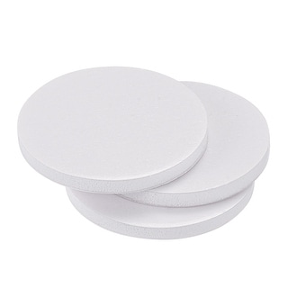clear adhesive discs