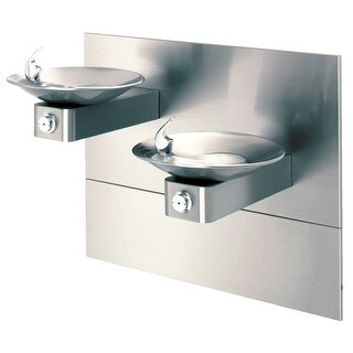 Haws Hi-Lo Barrier-Free, Wall Mounted, Dual Drinking Fountains with ...