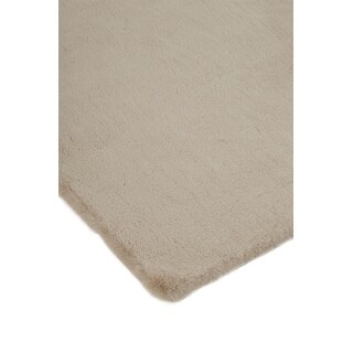 HomeRoots 4' X 6' Tan Shag Area Rug - 4' x 6' - Bed Bath & Beyond ...