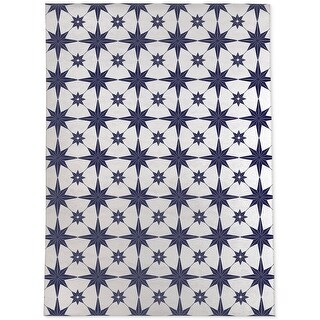 STAR STRUCK NAVY Outdoor Rug by, Kavka Designs - Bed Bath & Beyond ...