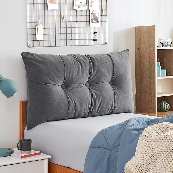Rainha Plush Tufted College Headboard by DormCo