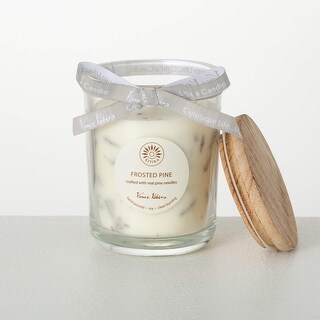 Vance Kitira Pine Scented Soy Wax 5.25" Jar Candle - 4"L x 4"W x 5.25"H ...