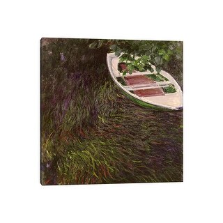 iCanvas "The Rowing Boat, c.1889-1890 " by Claude Monet Canvas Print ...