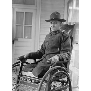 Ww1 Era Uniformed US Soldier With Both Of His Legs Amputated Ca 1918-19 ...