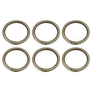 Purse Strap Rings, 6Pcs 47mm O Ring Metal Spring Snap Buckle for DIY ...