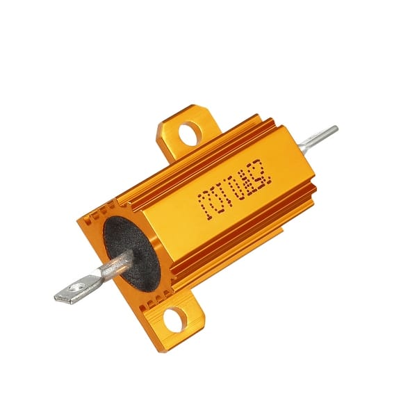 25W 0.1 Ohm Aluminium Housing Chassis Mount Wirewound Power Resistors ...