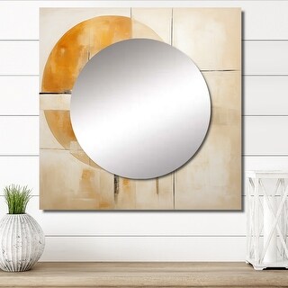 Designart "A Sense Of Timelessness Watercolor Yellow Black I" Abstract ...