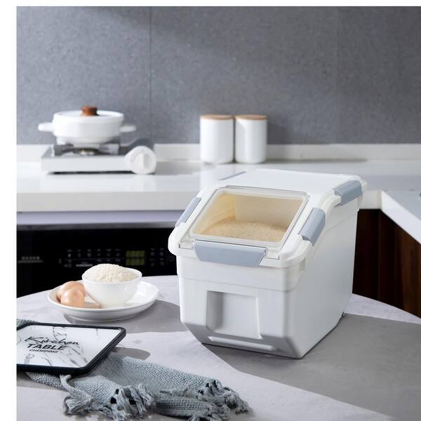 10 Liter / 20 lbs Rice Storage Container with Measuring Cup, BPA free ...