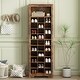 Modern Free Standing 30 Shoe Cubby Tall Cabinet - Bed Bath & Beyond ...