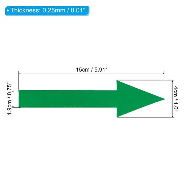 48Pcs 6" Length Directional Arrow Sticker Self Adhesive Decal Sign ...