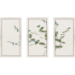 "Blue Wispy II" by Kelly Donovan 3 Piece Print on Acrylic - Bed Bath ...
