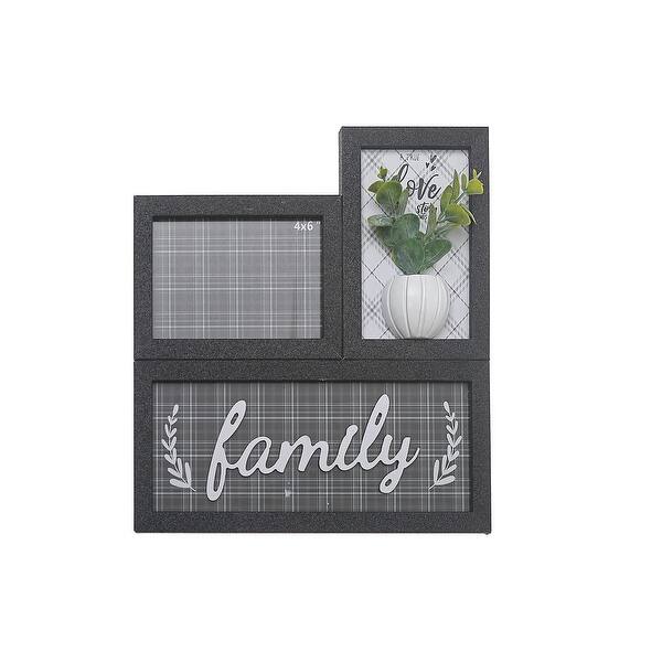 MDF Collage Frame With Faux Plants 4X6 - Bed Bath & Beyond - 40138972