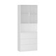 Modular Buffet and Display Cabinet - Modular Design in Pristine White ...
